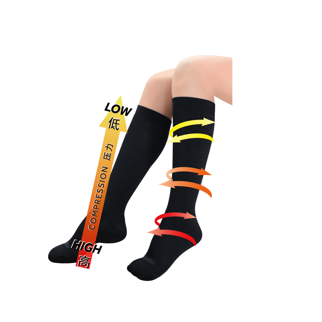 MedicFlow Far-Infrared Sleep Socks Knee High